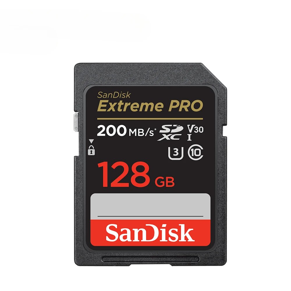SanDisk Extreme PRO SD-карта 128 ГБ / 64 ГБ / 32 ГБ / 256 ГБ / 512 ГБ / 1 ТБ 128GB 200MBs
