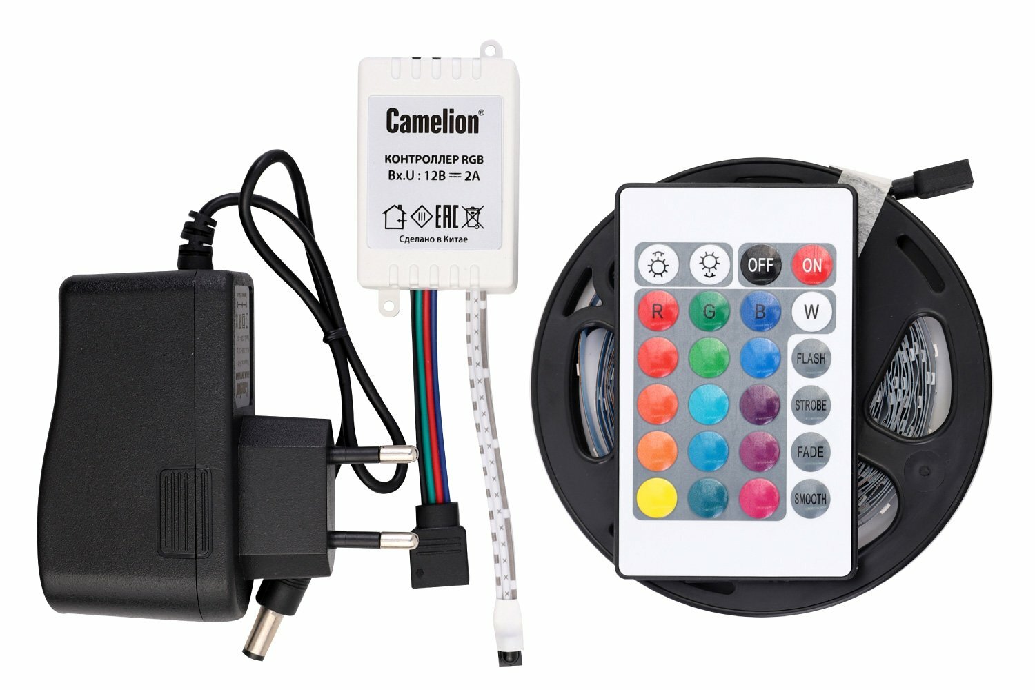 CAMELION DSL-009 RGB LED лента 500 см с управлением цветами и яркостью для помещений