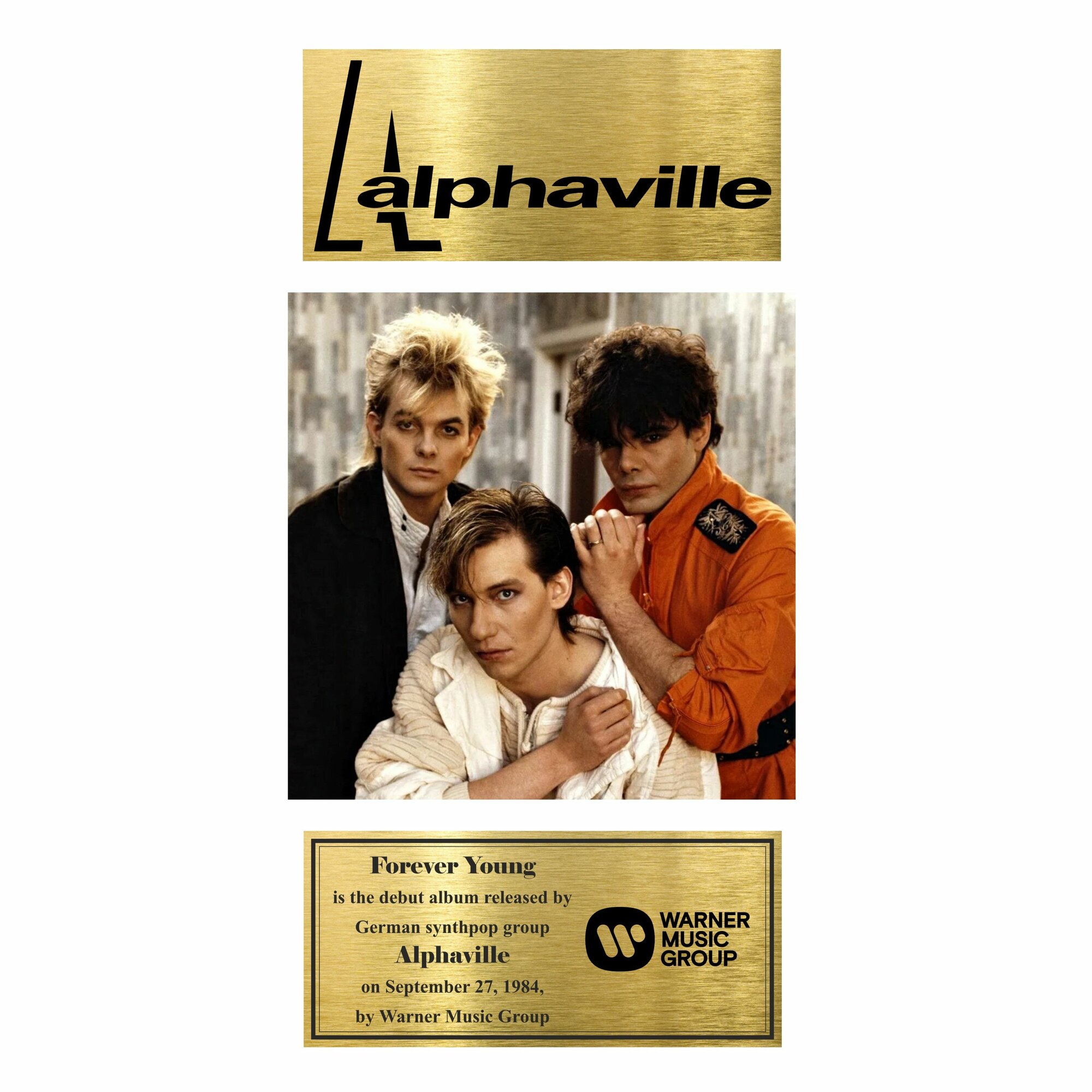 Золотой диск Alphaville Forever Young — фото 1