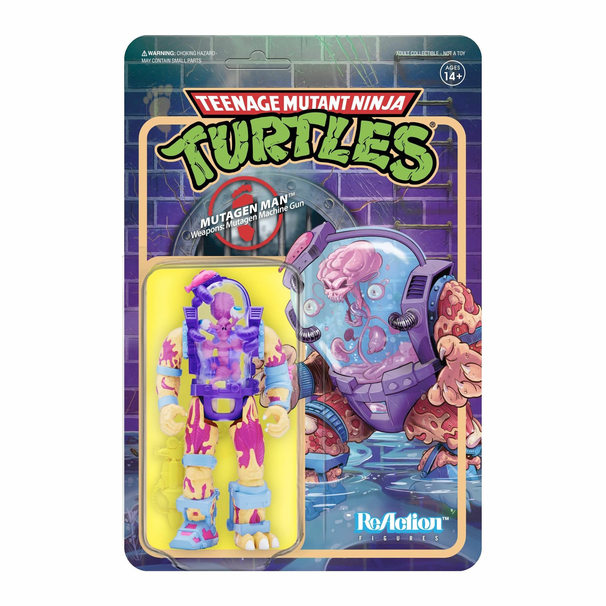Super7 Teenage Mutant Ninja Turtles ReAction Figure TMNT / Фигура реакции черепашек-ниндзя-подростков-мутантов, фигурка героя, Коллекционные статуэтки