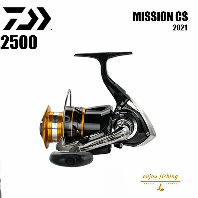 DAIWA 21 MISSION 2500 безынерционная катушка вес 300 г фрикцион 6 кг для спиннинговой рыбалки