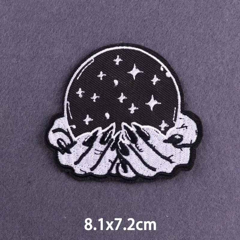 Нашивки pulaqi с черепом, котом и бабочкой PE6233CT