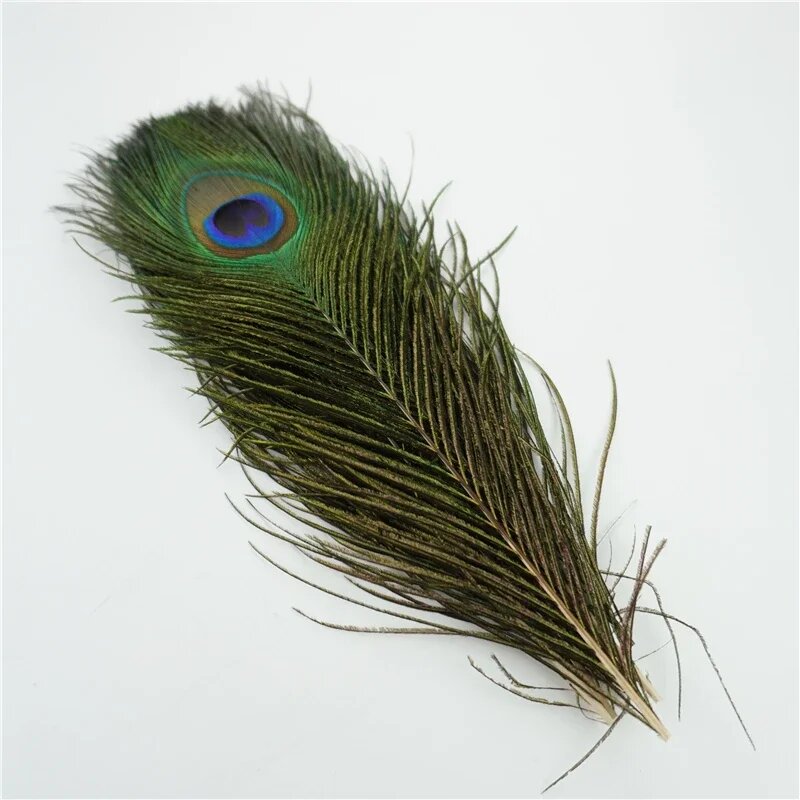 Натуральные перья павлина FlyReal 10Pcs, 25-30cm