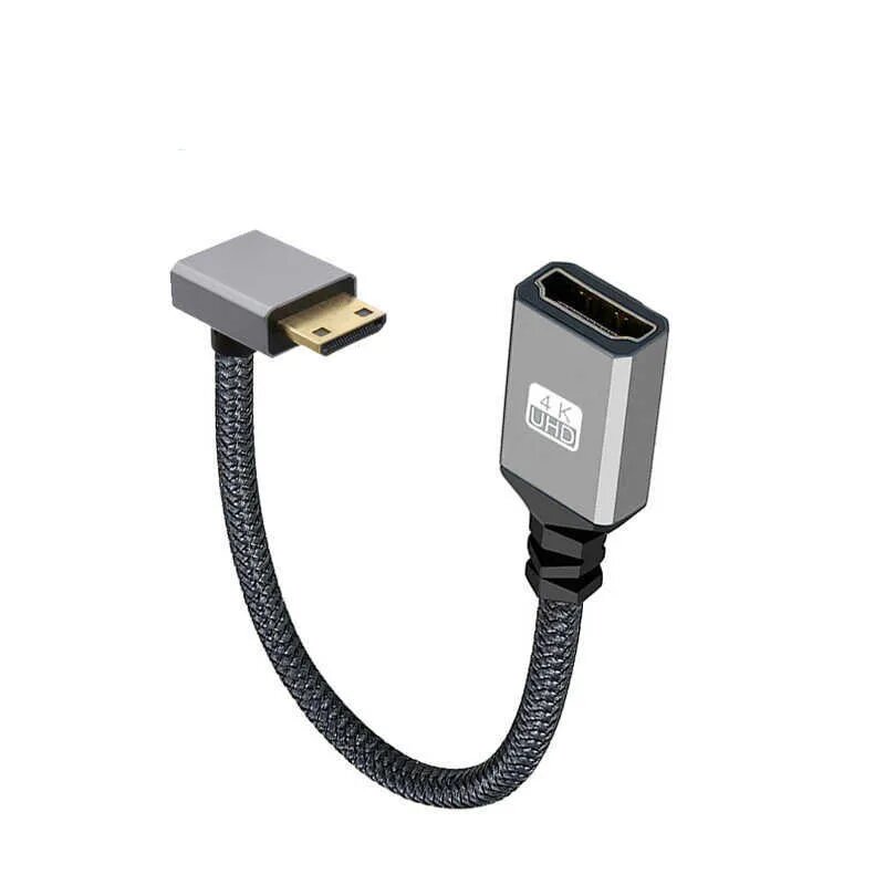 Mini HDMI - HDMI адаптер 4K, up bend