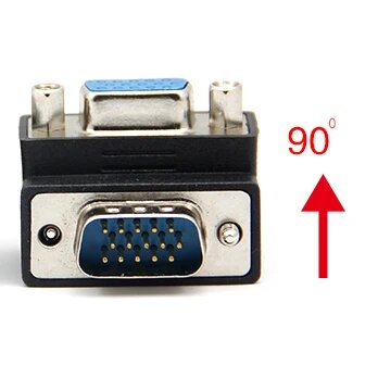 VGA кабель адаптер 90 градусов 90 degree