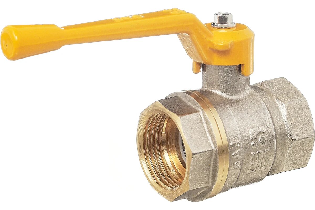 Шаровой кран БАЗ 11Б27п ду20 а10 газ vr/vr рычаг никель pn40 серия Standart