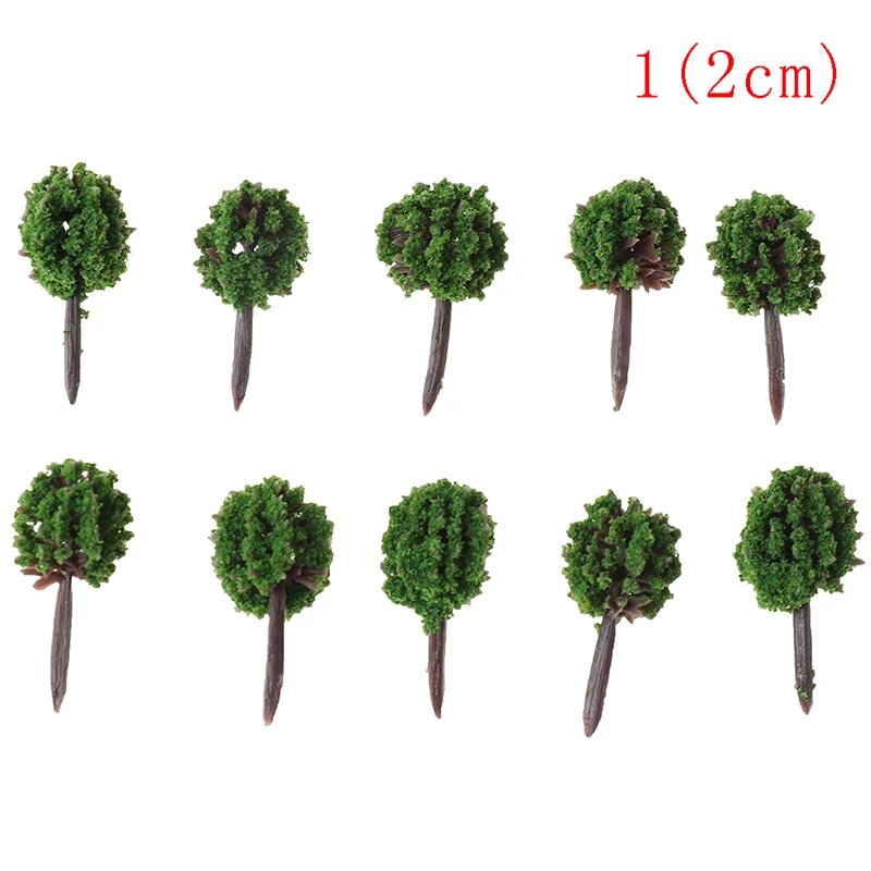 Миниатюрные деревья 1(2cm), 10 шт.