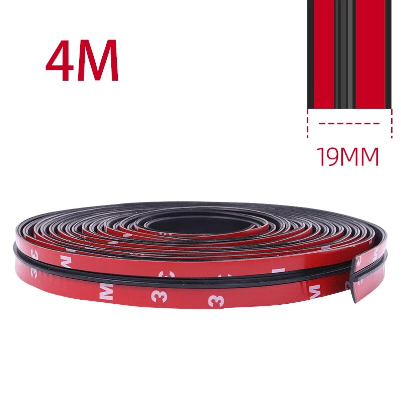 Авто уплотнительные ленты для окна крыши, защита для лобового стекла, защитная наклейка 19MM X 4M