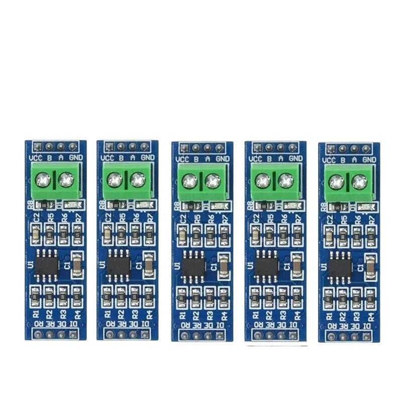 Модуль MAX485 RS-485 TTL Turn to RS485 MAX485CSA, модуль преобразователя для микроконтроллера Arduino, аксессуары для разработки MCU 5pcs
