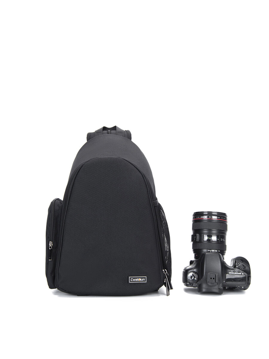 Фоторюкзак Cwatcun D17, текстиль, для фотокамеры, с отсеком для личных вещей