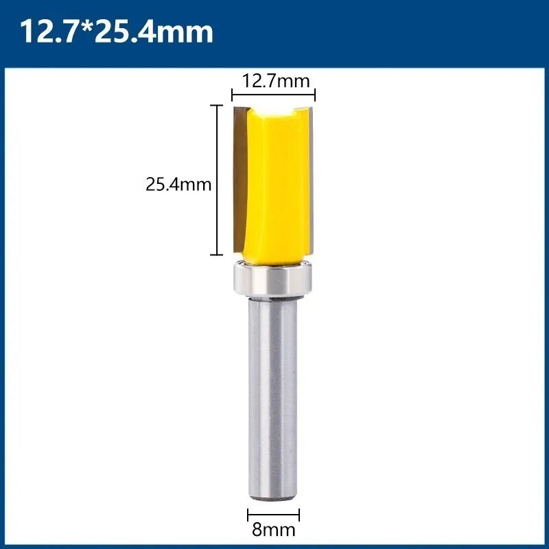 Фреза HAMPTON 8 мм твердосплавная по дереву 12.7x25.4mm