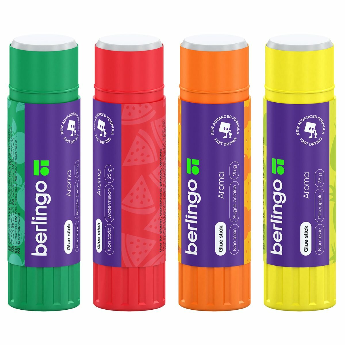 Клей-карандаш Berlingo Aroma, 25г, ароматизированный (FPp_25200), 1шт.