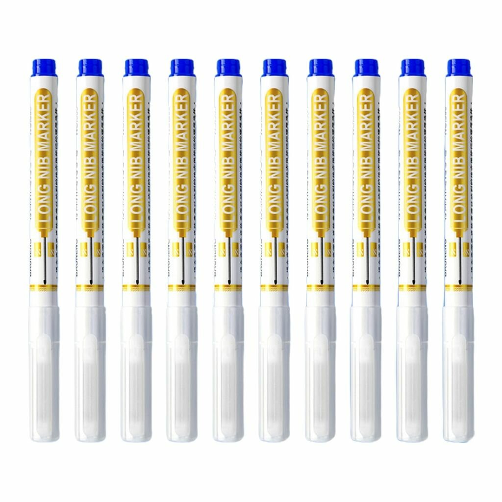 10 шт, специальные маркеры для керамической плитки для деревообработки, синие