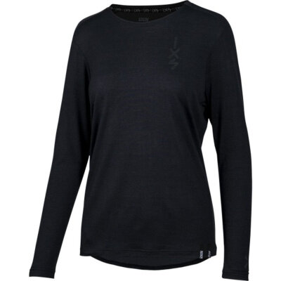 Велоджерси женская IXS Flow Merino LS (Black, 38, 2026 (473-510-4670-003-38))