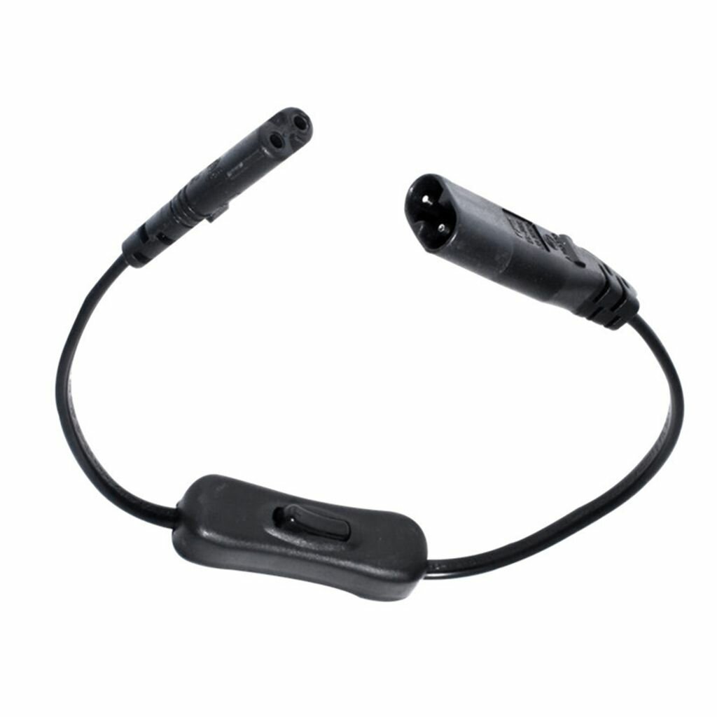 Полностью медный восьмизначный разъем для подключения к разъему IEC 320 C7-C8 с линией преобразования переключателя питания