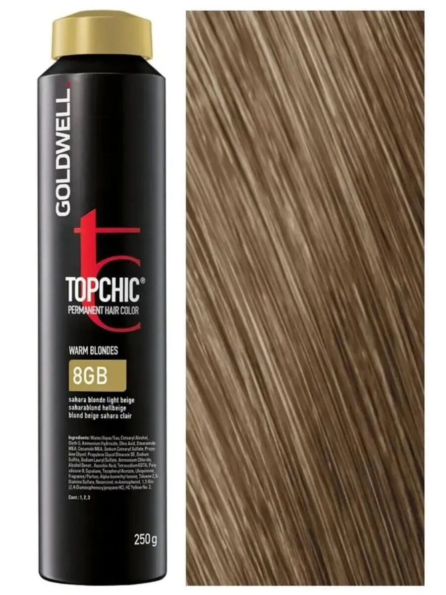 GW TOPCHIC Ballon 8GB Cтойкая крем-краска для волос 250мл