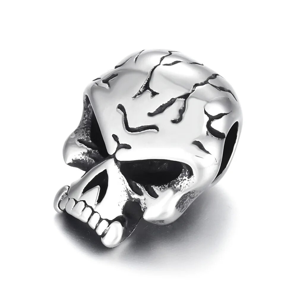 Бусины из нержавеющей стали EMBLAASK череп 6 мм