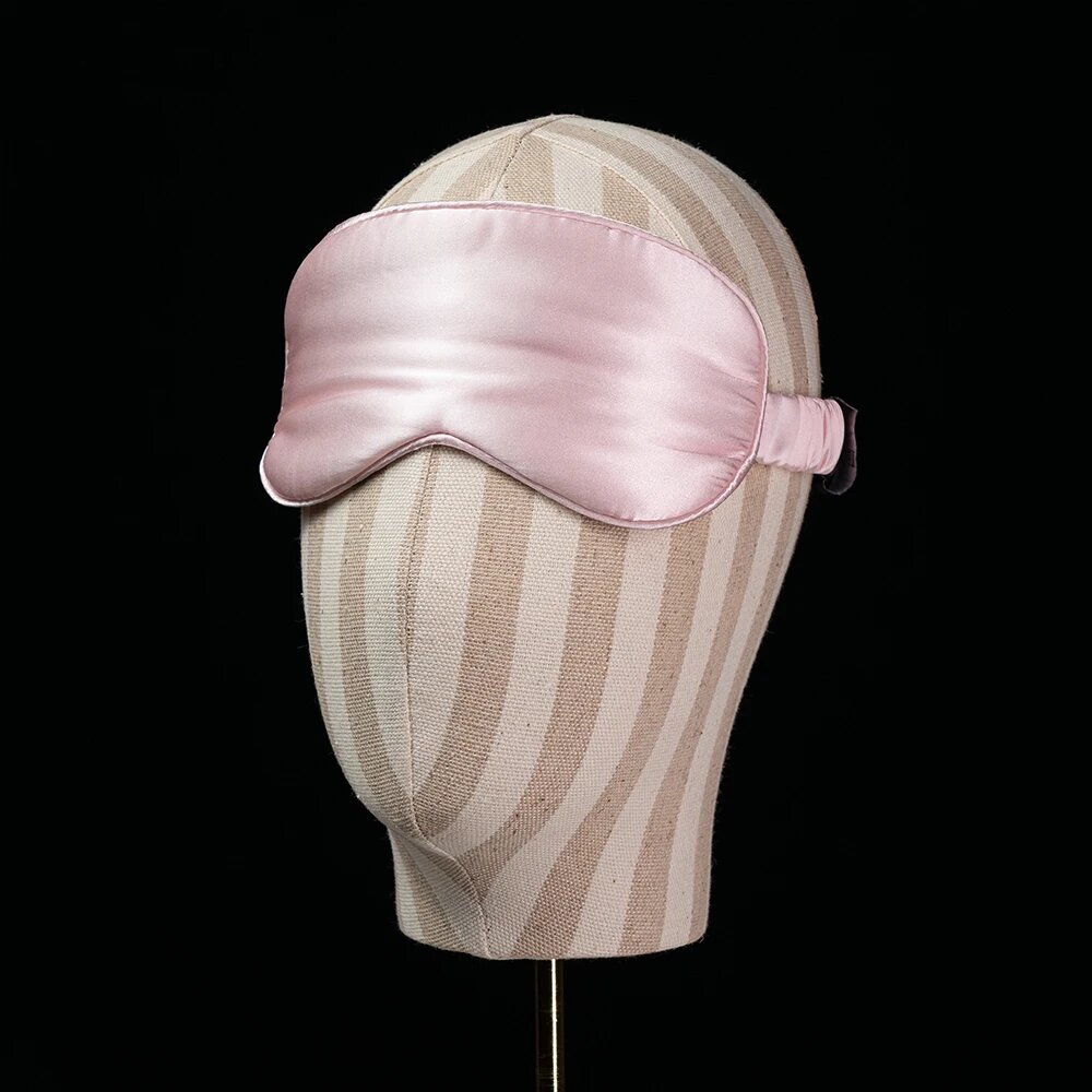 Шелковая маска для сна pink, 19 Momme