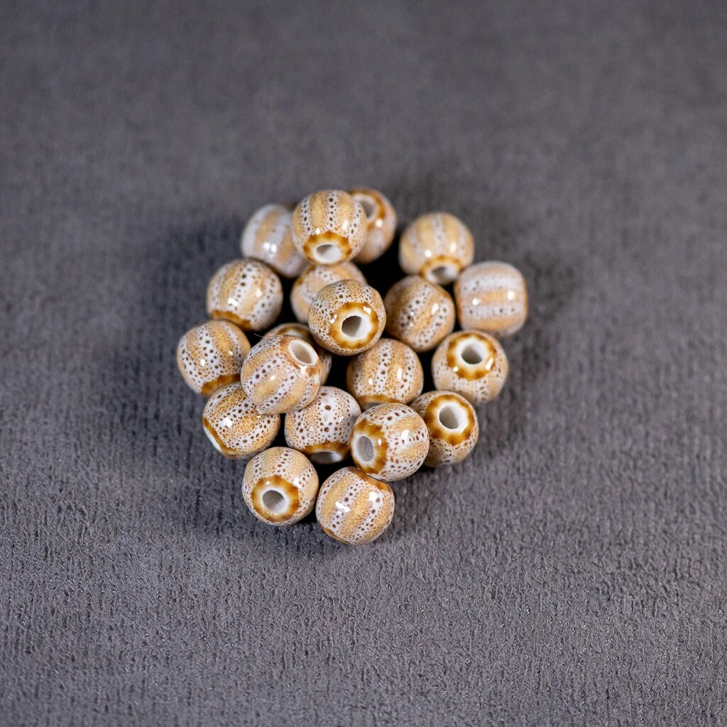 Набор керамических бусин Midofare, 20 шт, 9,5-10 мм 20pcs-10mm-TCZ010F