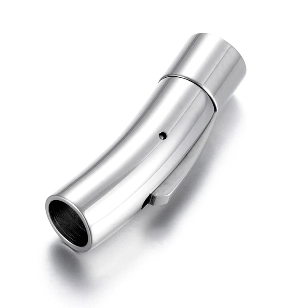 Байонетные застежки из нержавеющей стали EMBLAASK Серебряный, Inside Dia. 3mm, Shiny Steel