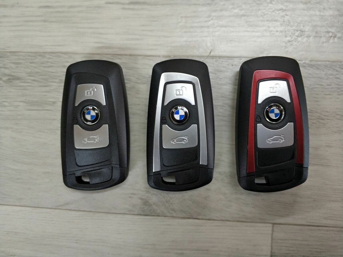 Корпус смарт-ключа BMW F-series (3 кнопки) Черный