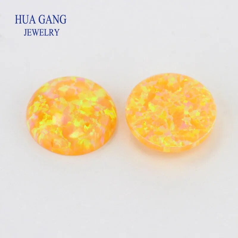 Синтетический опал, бусины, круглые, разноцветные, 3-8 мм 5.0mm 10pcs, OP28