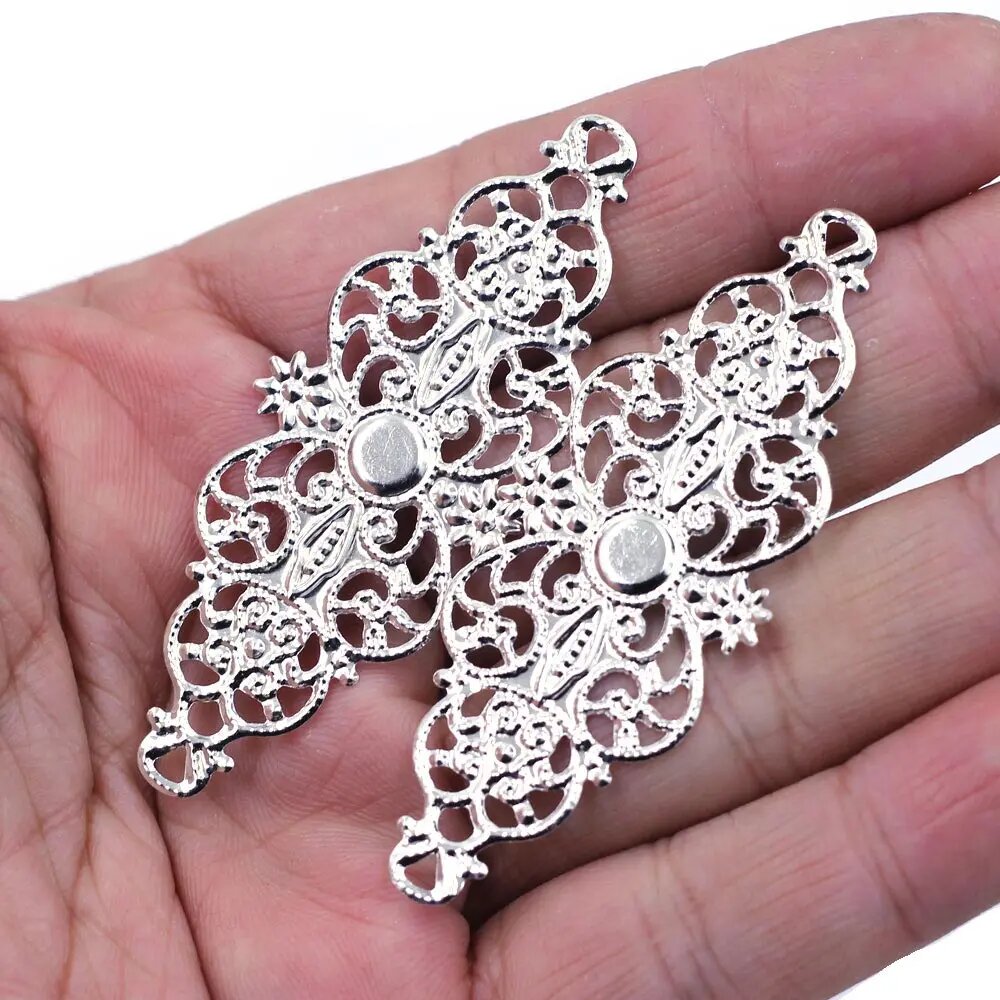 Металлические подвески-бабочки ShengCong для украшений V8-N2112-SP