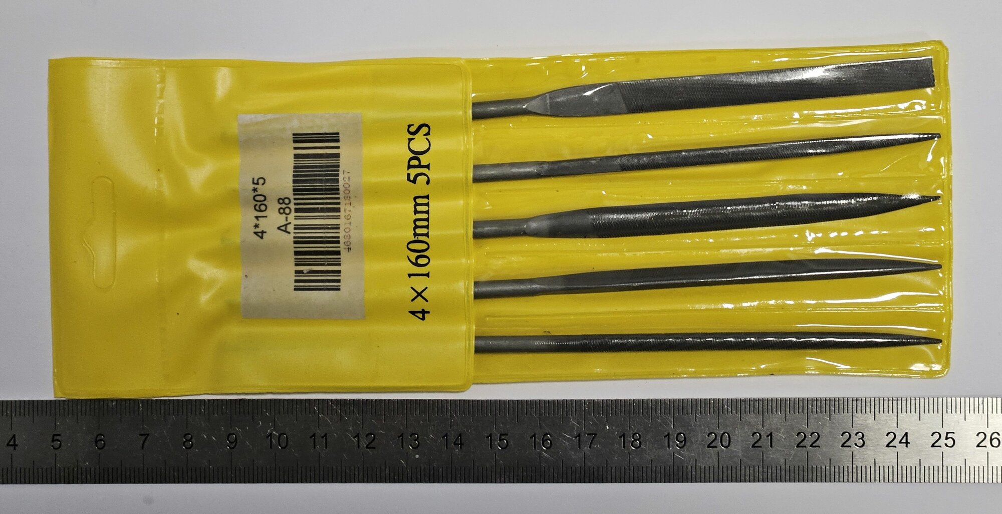 Набор надфилей 160 мм. №00 (из 5 шт.)