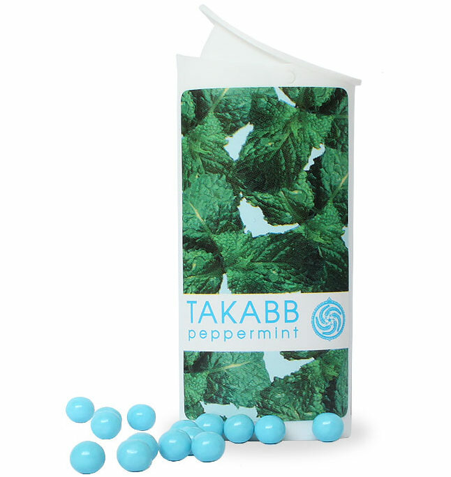 Takabb PEPPERMINT (Натуральные тайские травяные драже от кашля и боли в горле мята), 8 г.