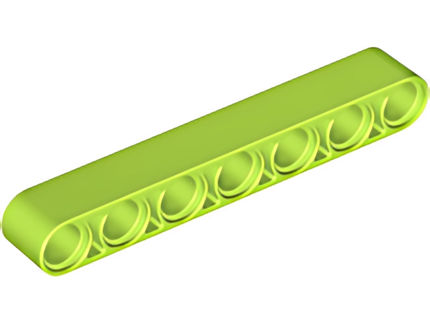 Деталь LEGO Technic, Liftarm Thick 1 x 7 32524 Lime U