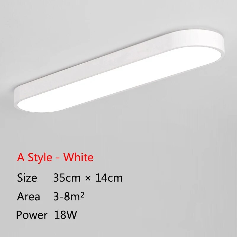 Потолочный светильник YUGUUK, A Style White 35cm, Trichromatic light