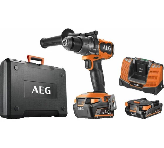 Бесщеточная аккумуляторная ударная дрель-шуруповерт AEG 18В BSB18C3BL-X02C 4935478937