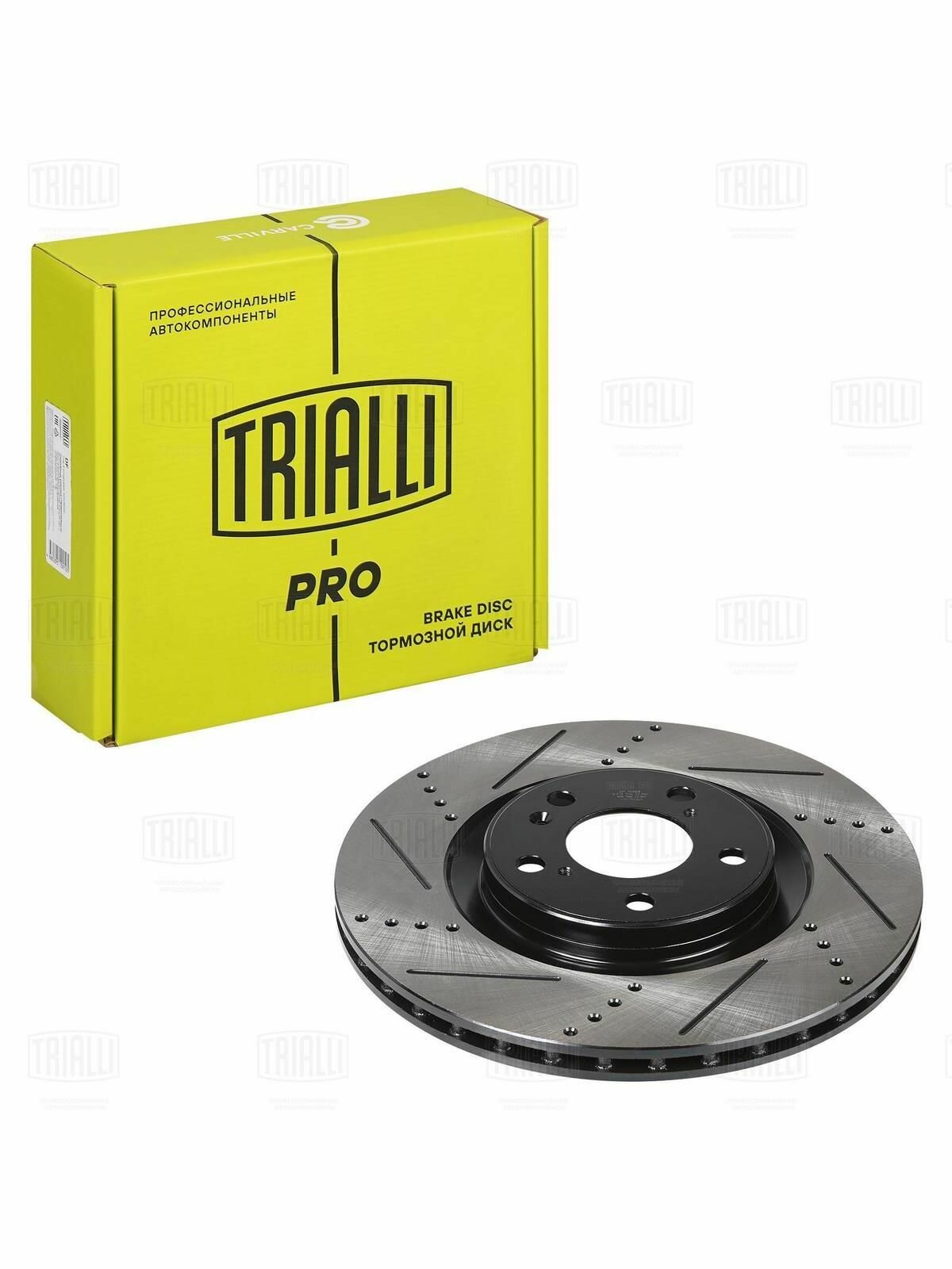 Диск тормозной передний Trialli Pro DF 1245s для а/м Haval Jolion (21-) (4WD), d 320 мм