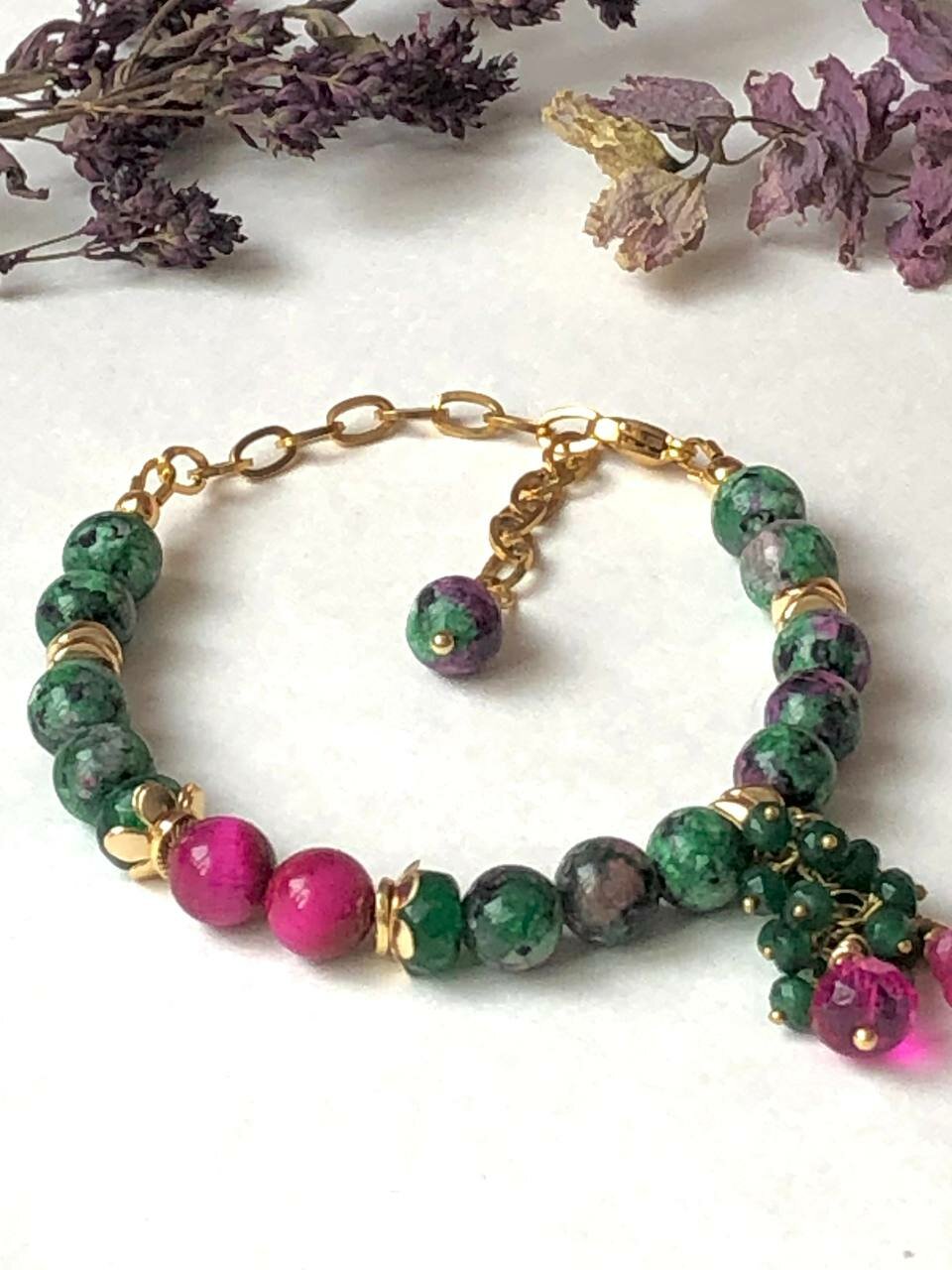 Браслет, агат