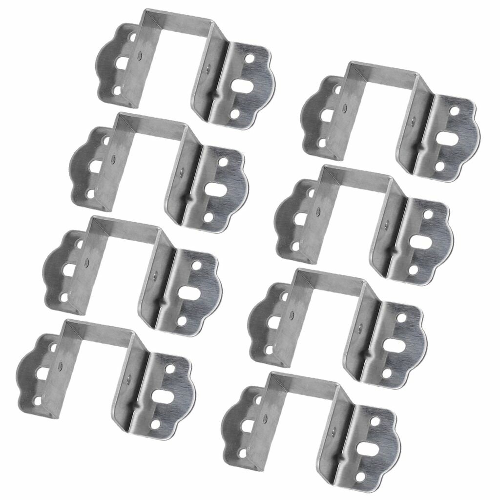 Мебельная петля, U-образная петля для кровати-1.8 мм нержавеющая сталь 32MM, 8 шт