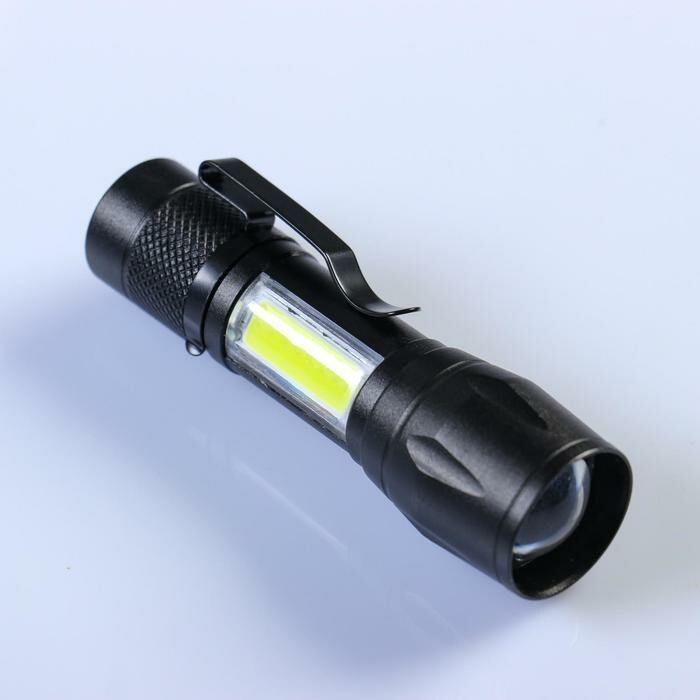 Фонарь ручной Мастер К аккумуляторный "Мастер К", 3 Вт, 100 лм, 400 мАч, COB, XPE (5226097)