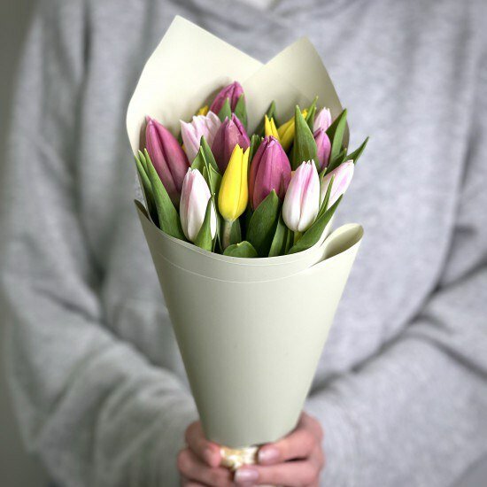 Букет тюльпанов Микс 15 шт.