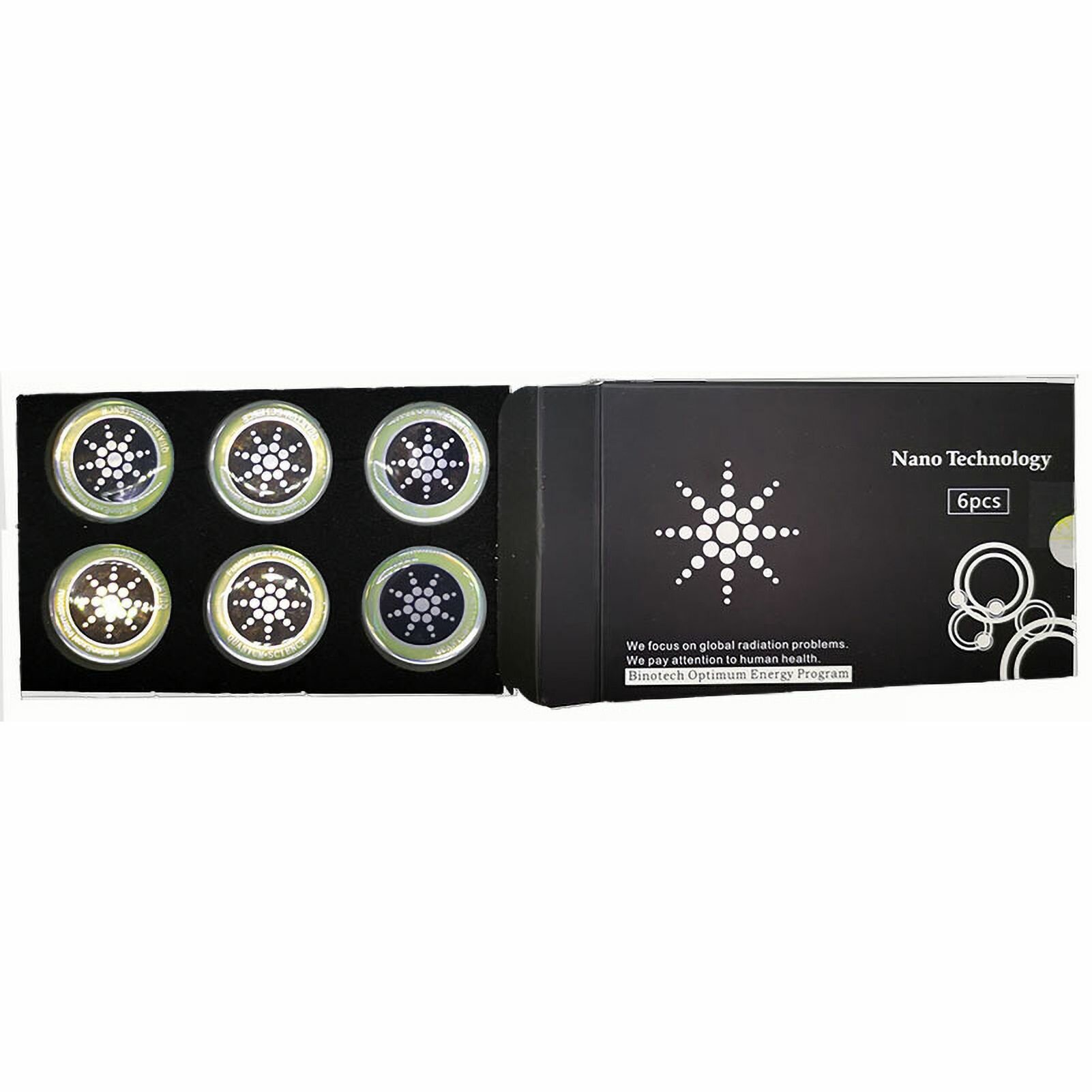 Защитные наклейки от ЭМП для телефона (Серебро)