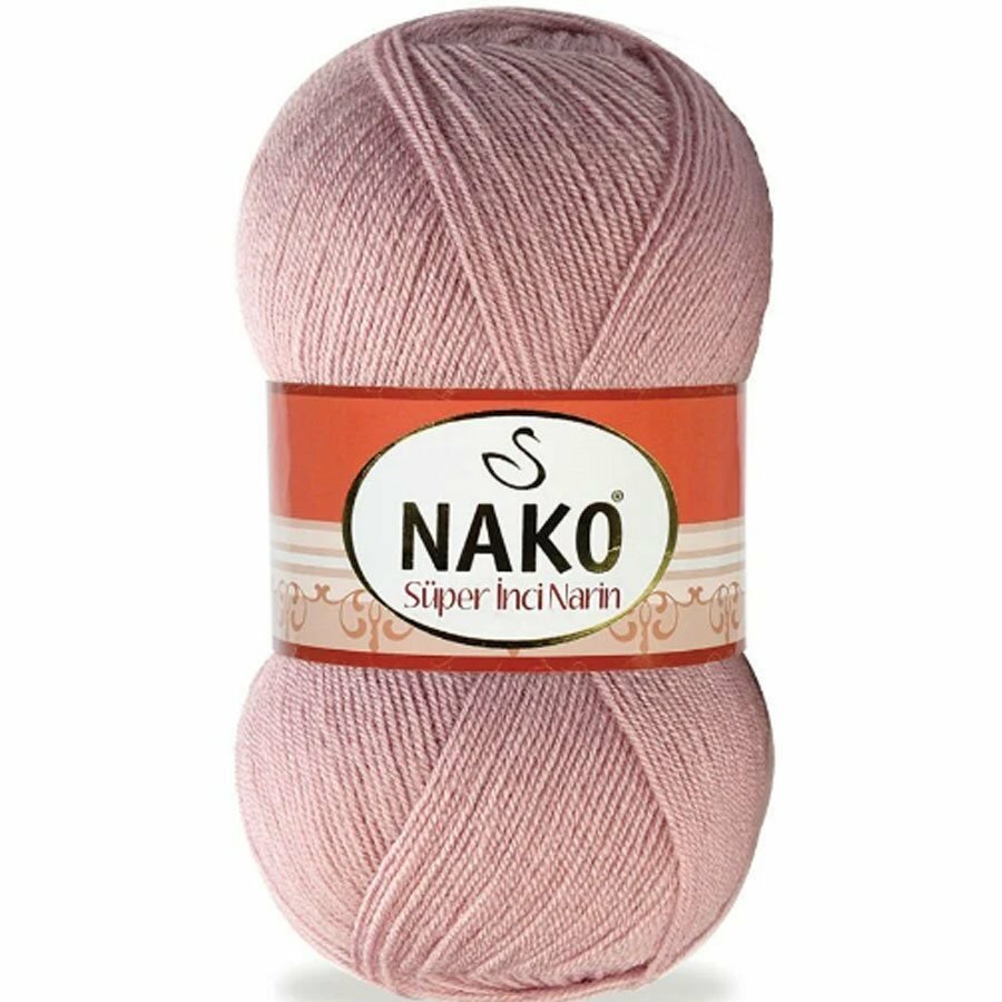 Пряжа Nako SUPER INCI NARIN 10275 пудра (5 мотков)