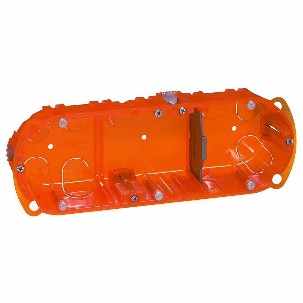 Legrand Batibox Коробка монтажная повышенной прочности 3п глуб.40мм, 080103