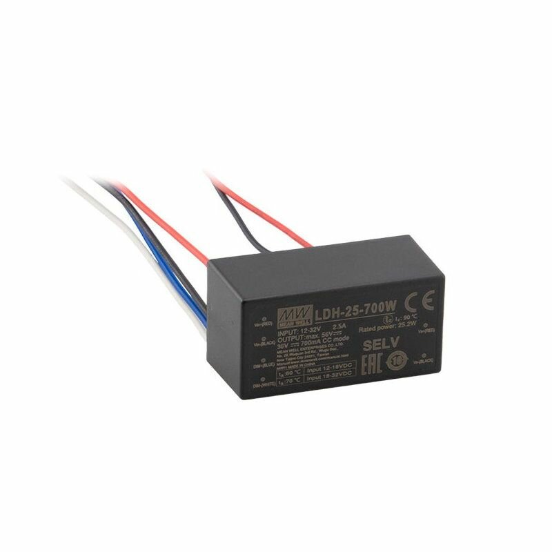 Модульный преобразователь DC-DC Mean Well LDH-25-700W