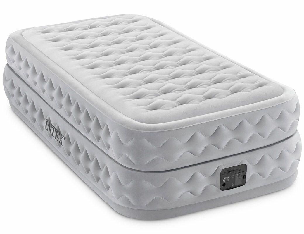 Надувная кровать Intex Supreme Air-Flow Bed (Twin), 99х191х51см со встроенным насосом 220V, 64488