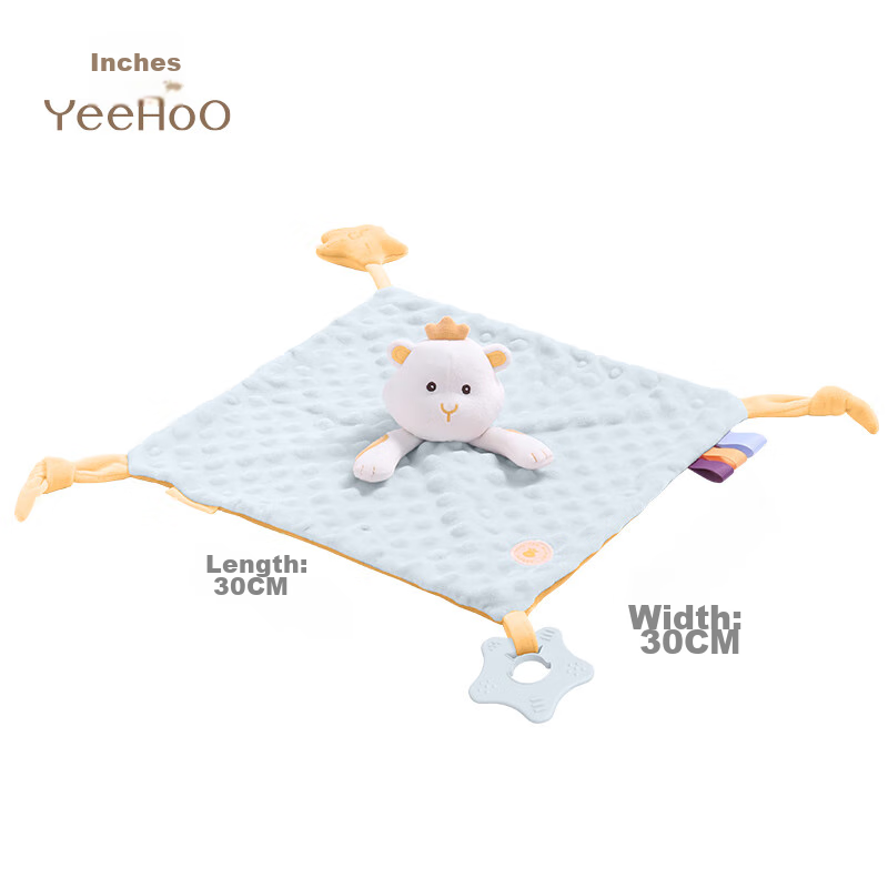 Yeehoo Pacifier for Infants, Edible, Soothing, Newborn Gift Box, 0-1 Year Old Baby Plush Hand Toy, Comforting Toy