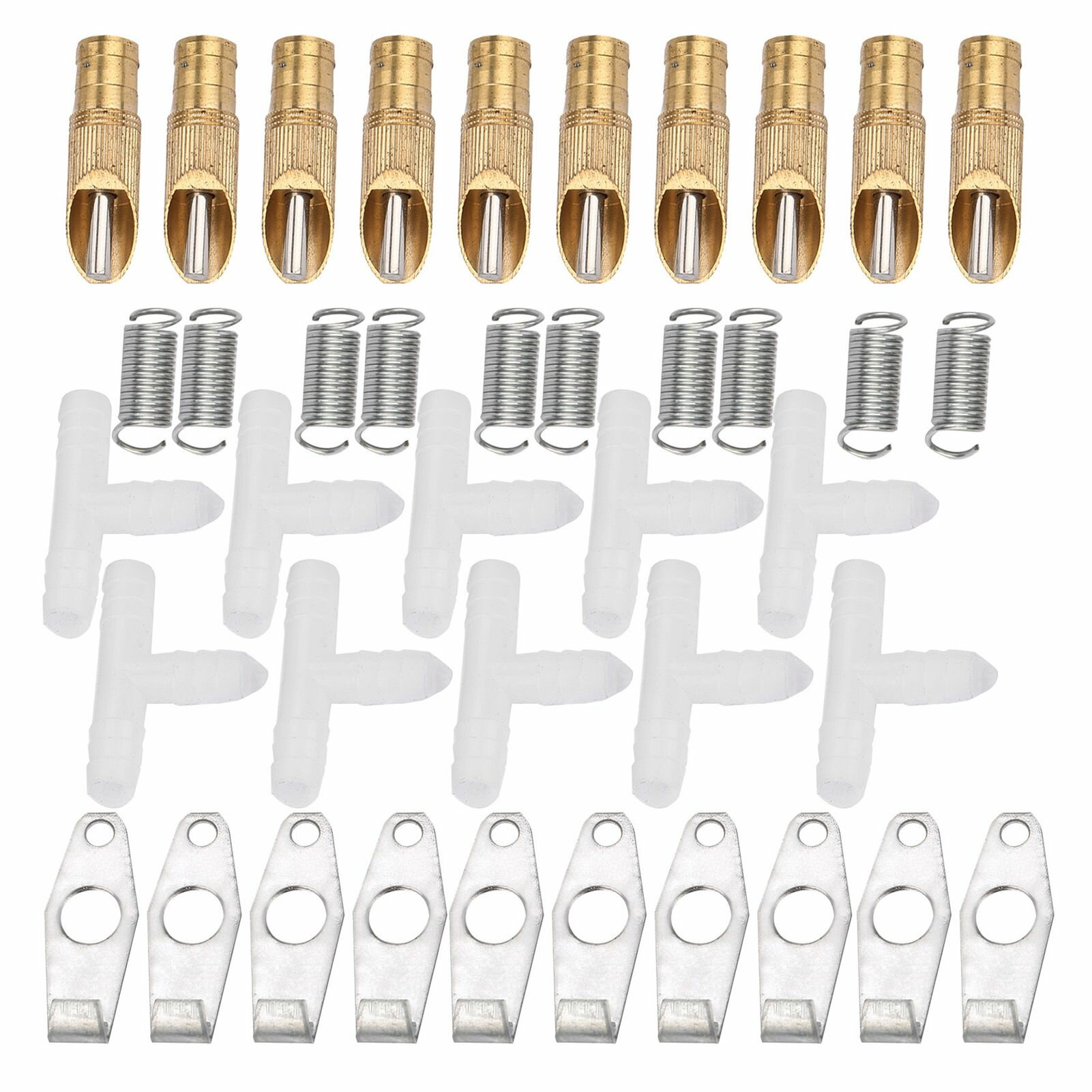 Автоматический набор поилок для кроликов, 10 шт, поилка для сосков из нержавеющей стали для хорьков и мелких домашних животных