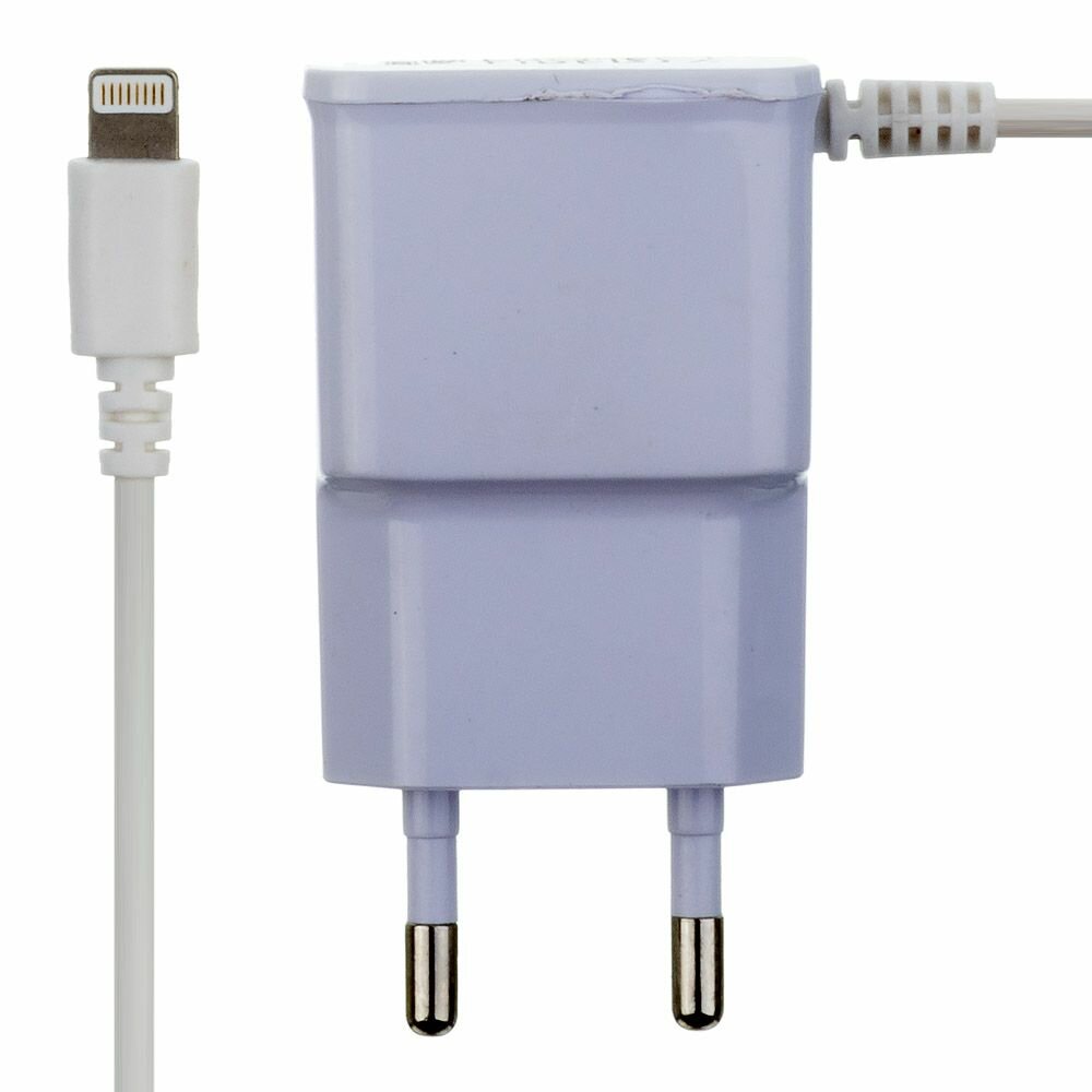 СЗУ "LP" 2.1 А для Apple Lightning 8-pin (белое/европакет)