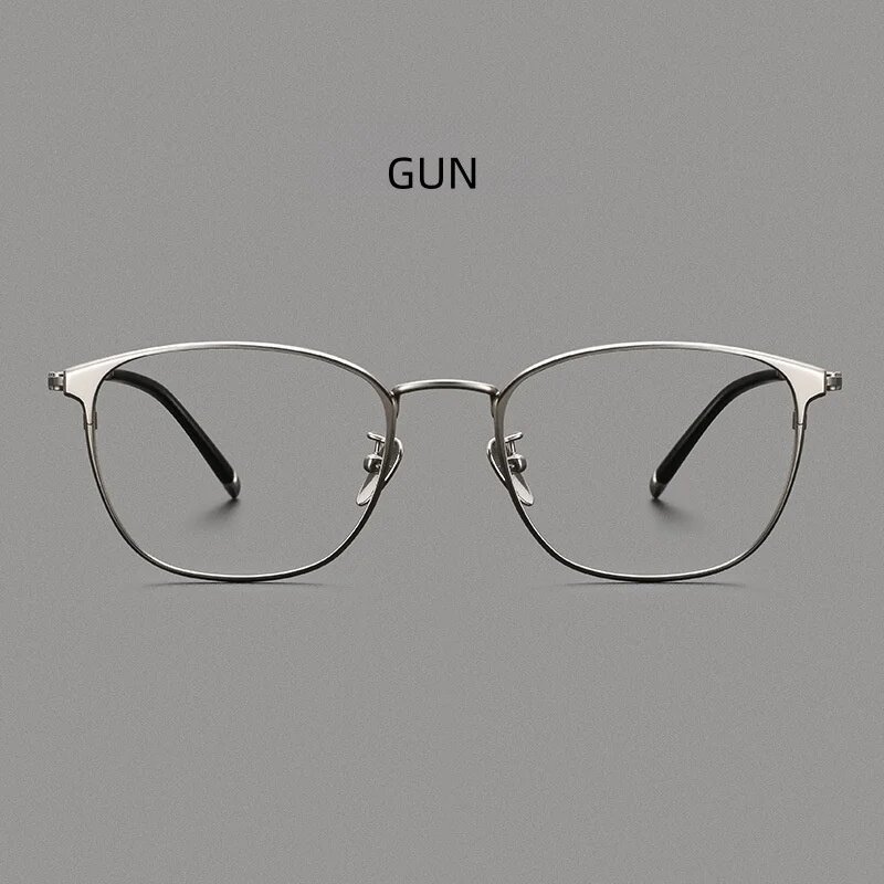 Титановая оправа для очков Gun, цвет серый