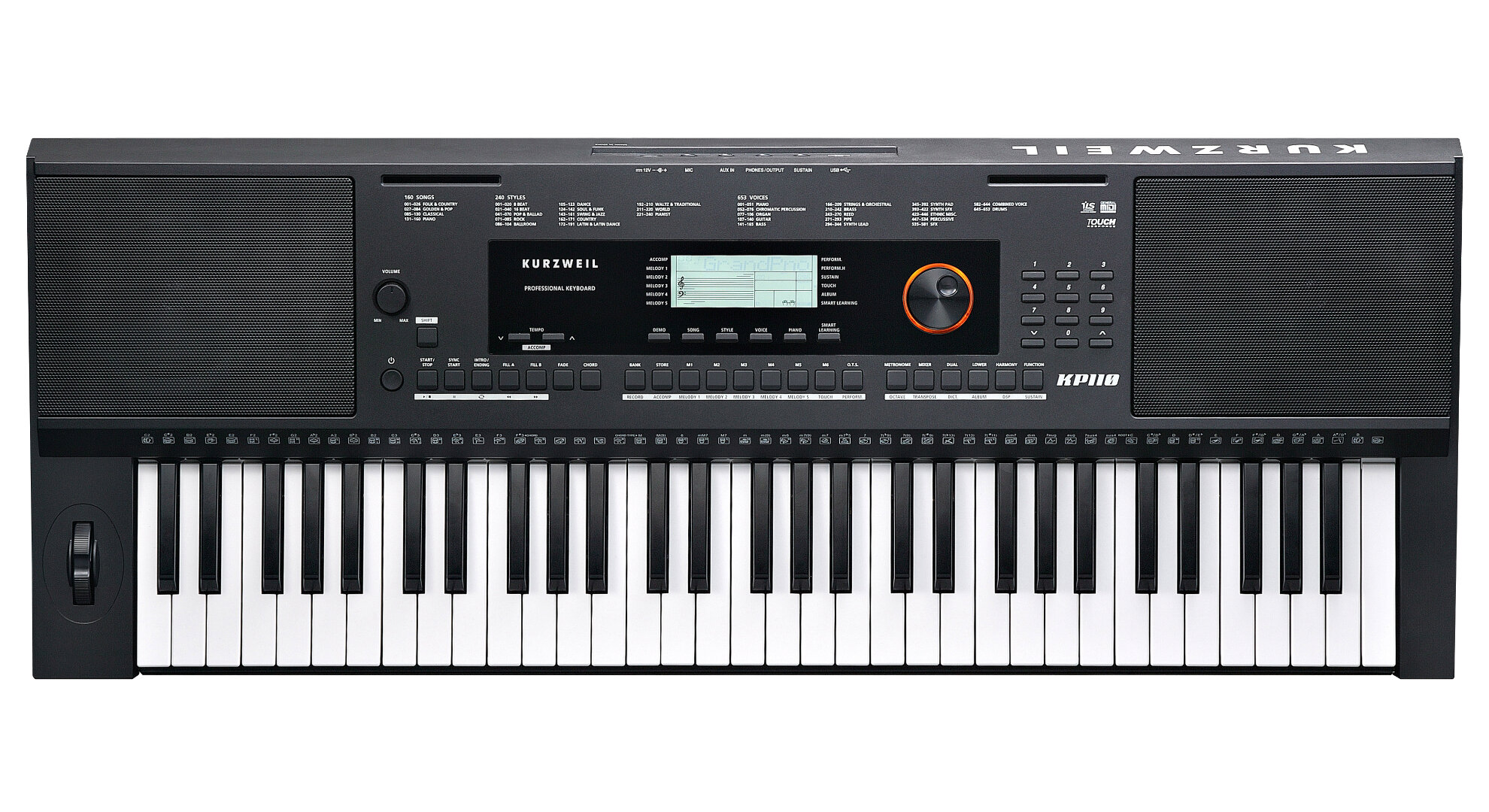 Синтезатор Kurzweil KP110, 61 клавиша