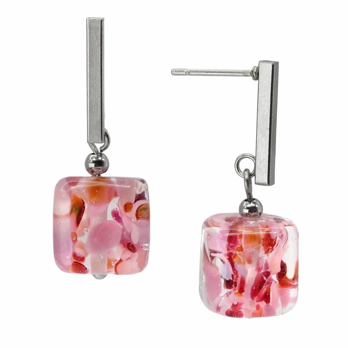 Серьги, стекло