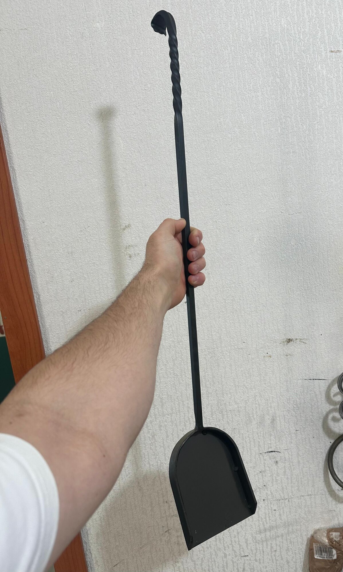 Совок кованый металлический длина 75см