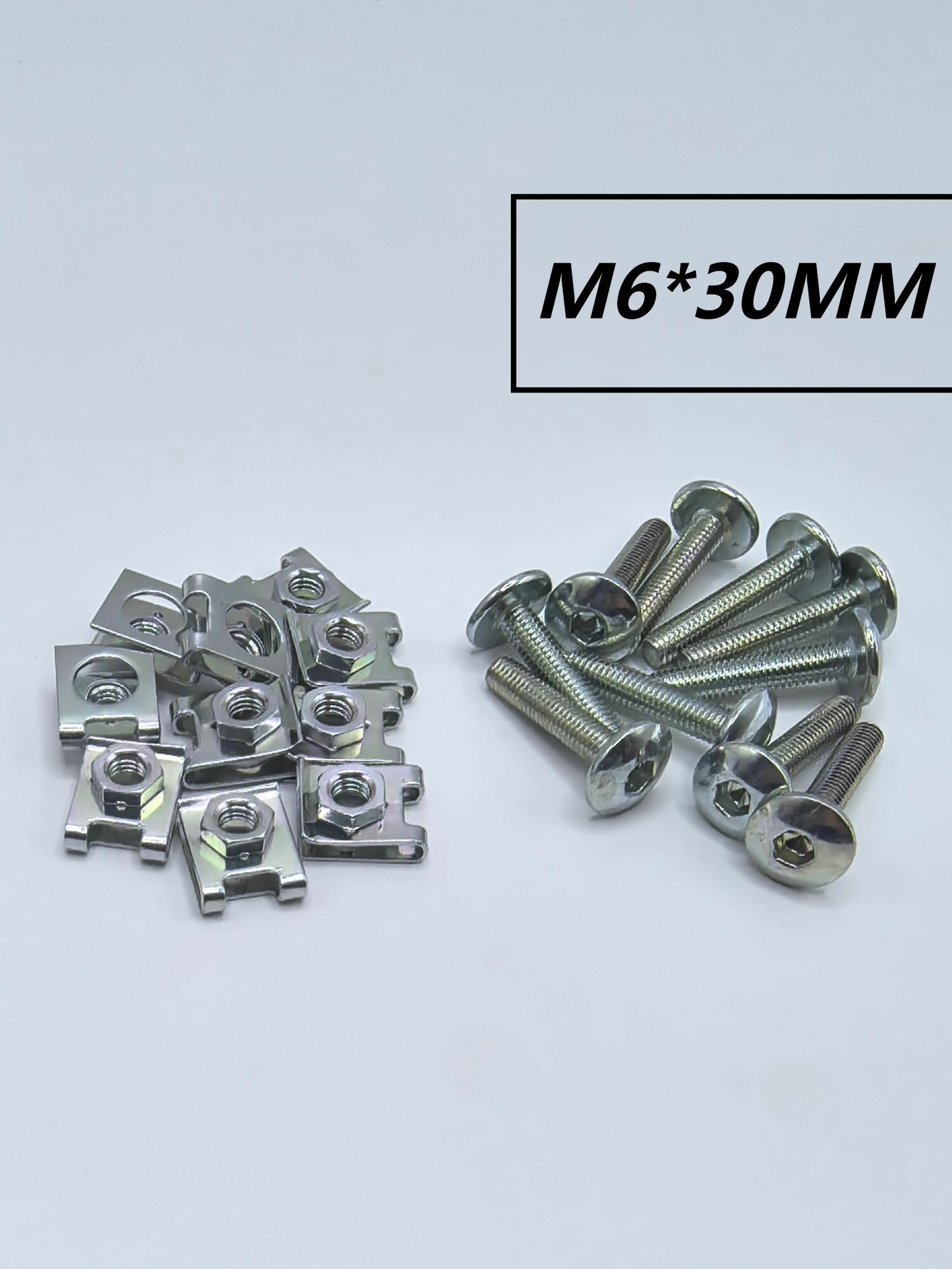 Шурупы 6 x 30 мм 10 шт. 6х30 10 штук